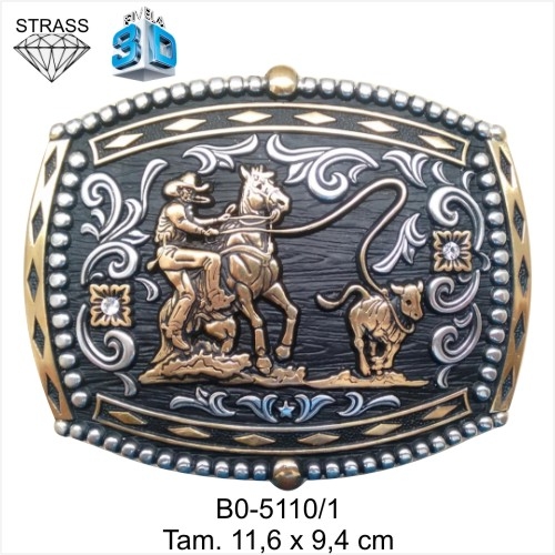 Fivela Especial Team Roping - OPÇÃO CINTOS